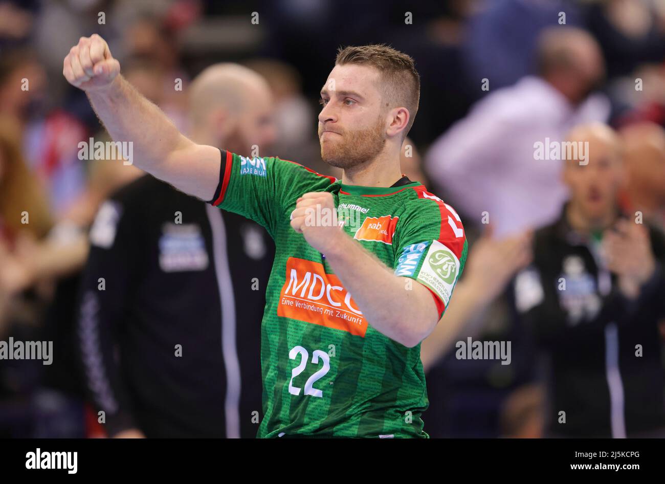 Hamburg, Deutschland. 24th Apr, 2022. firo: April 24th, 2022 final 4 ...