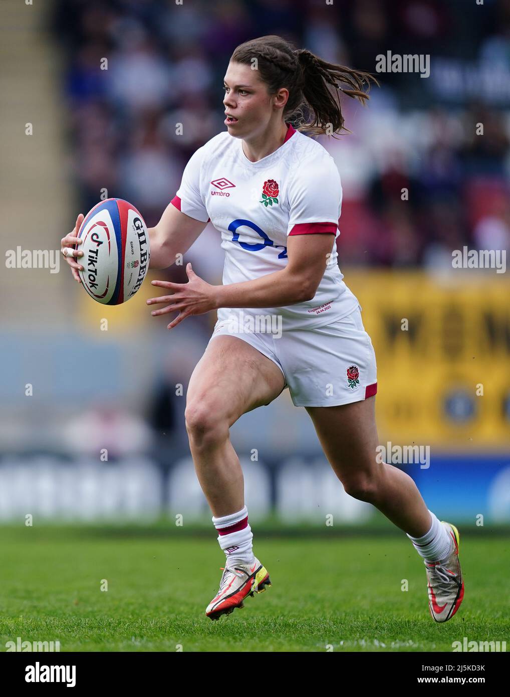 England's Helena Rowland during the TikTok Women's Six Nations match at ...