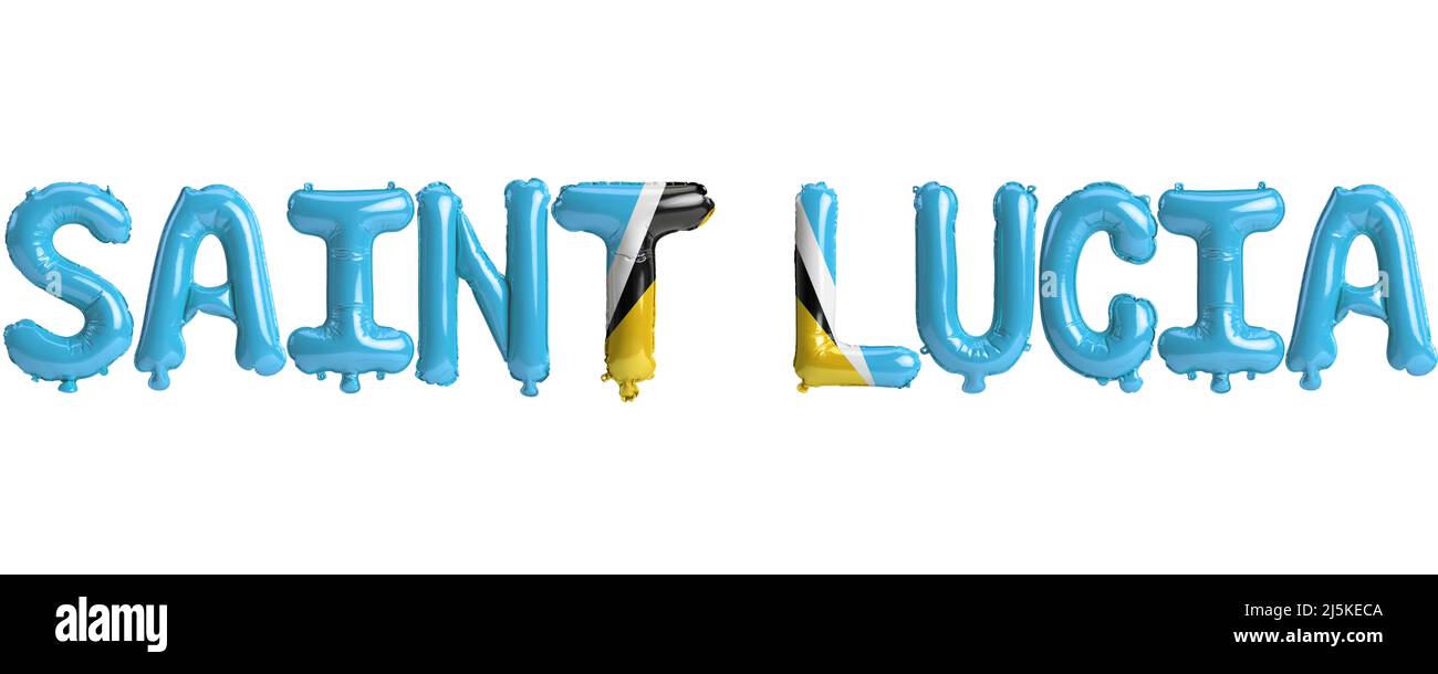 Saint lucia leaflet hi-res stock photography and images - Alamy