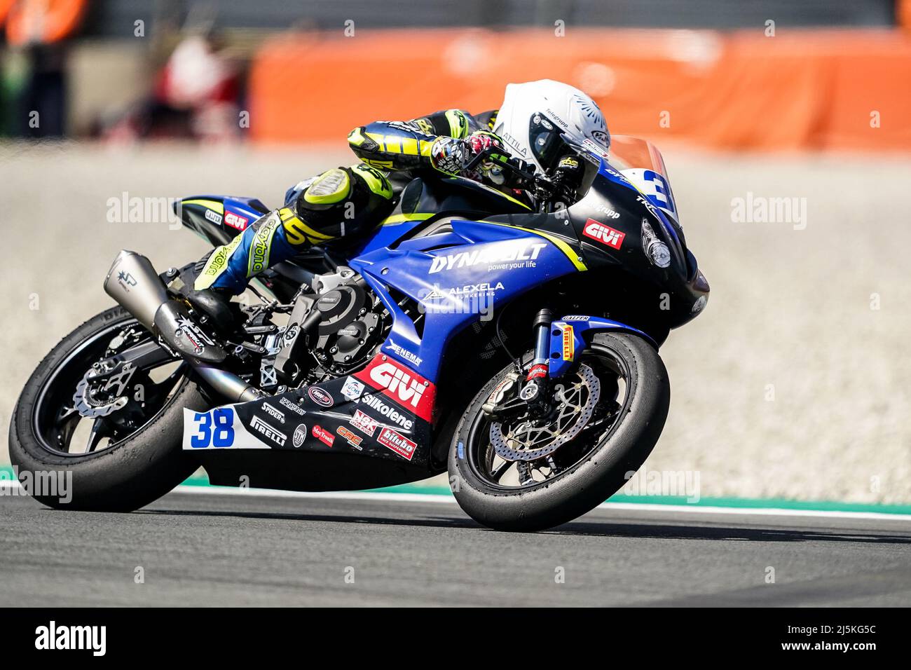 Hannes soomer of estonia rides during the supersport race 2 hi-res ...