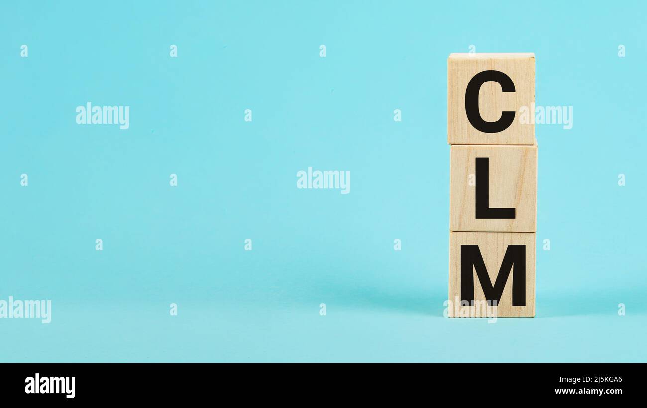 Business Acronym CLM as CAREER LIMITING MOVE Stock Photo - Alamy