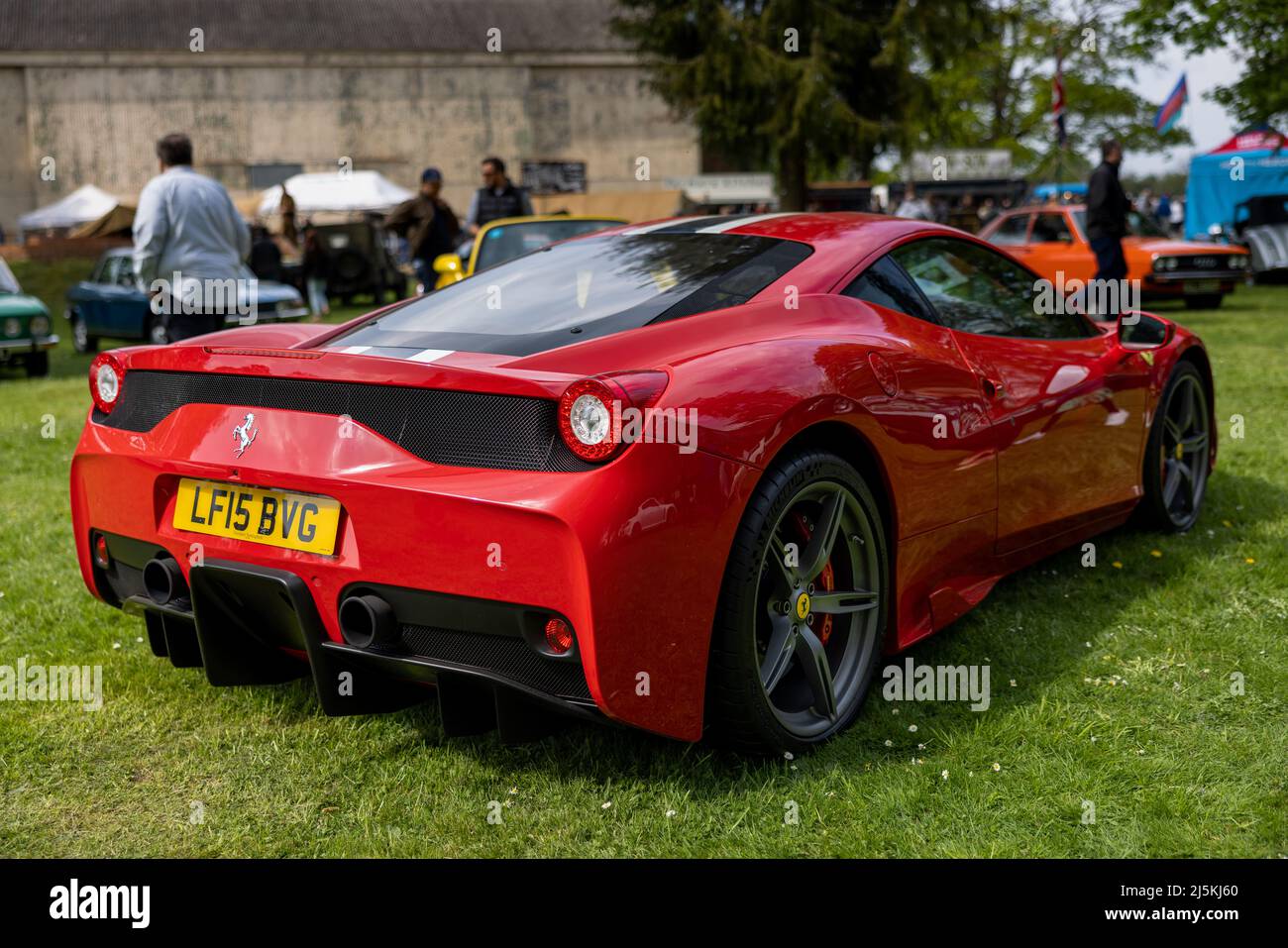 Ferrari 458 Speciale ‘LF15 BVG’ on display at the April Scramble held ...