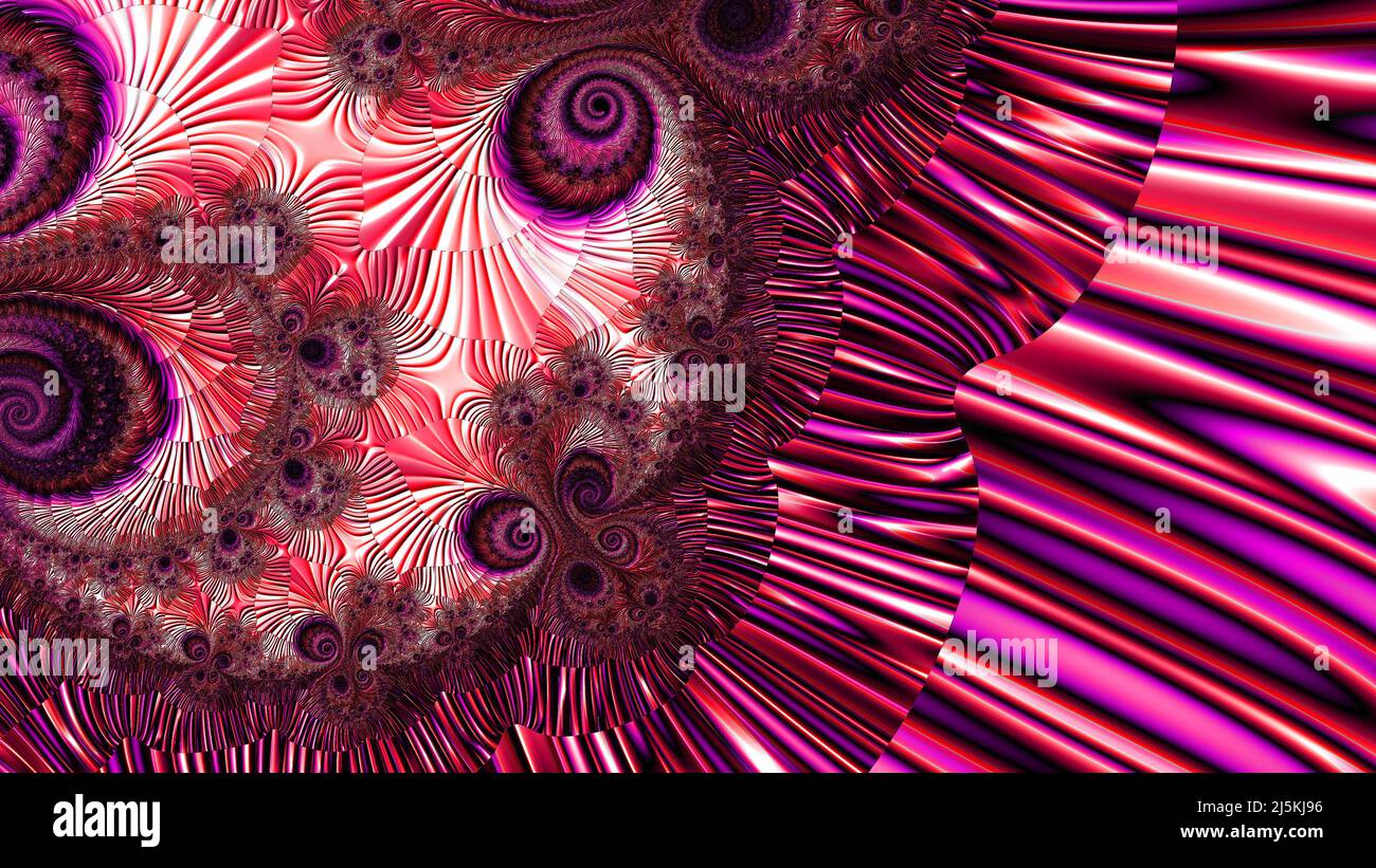 Abstract Computer generated Fractal design. A fractal is a never-ending ...