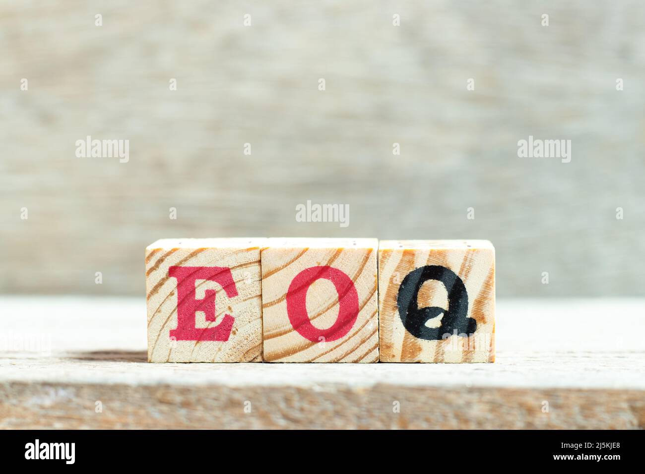 Eoq alphabet hi-res stock photography and images - Alamy