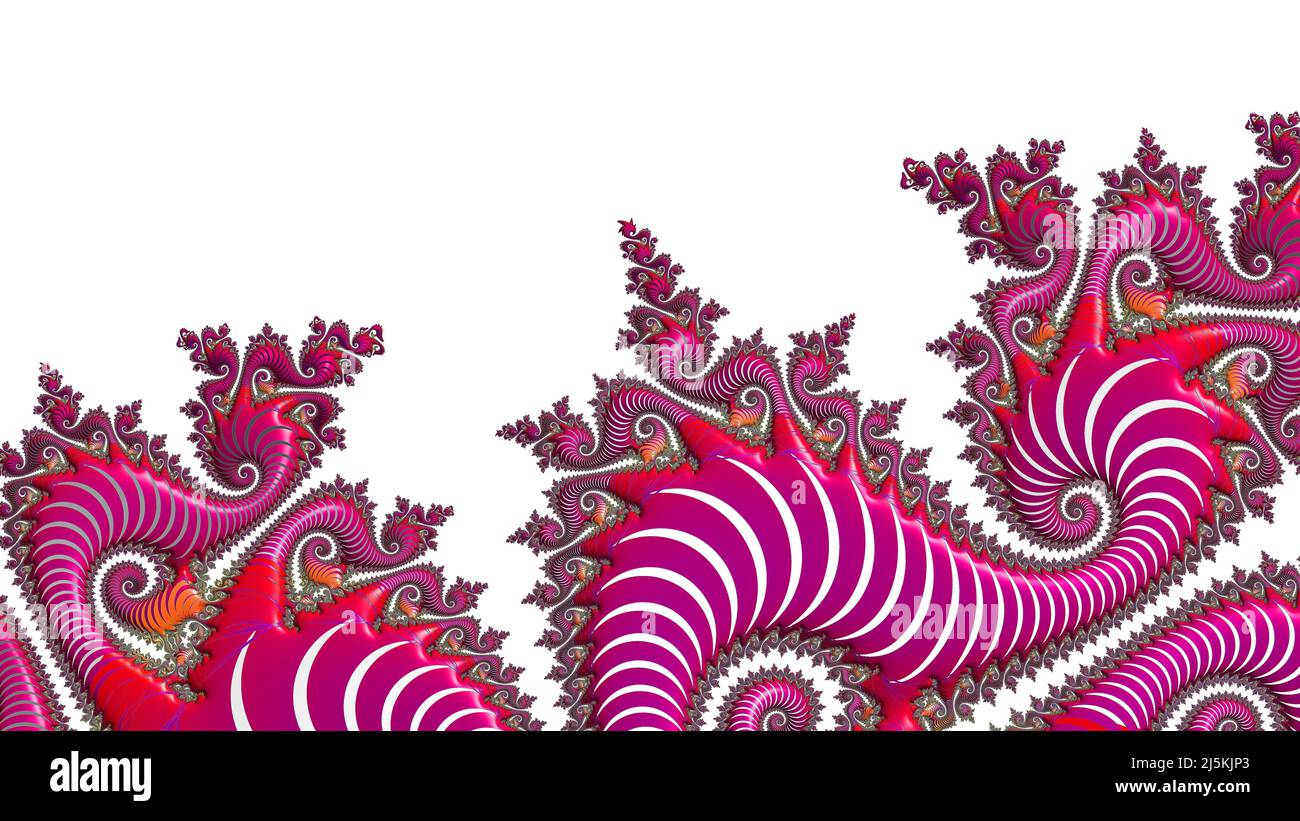 Abstract Computer generated Fractal design. A fractal is a never-ending ...