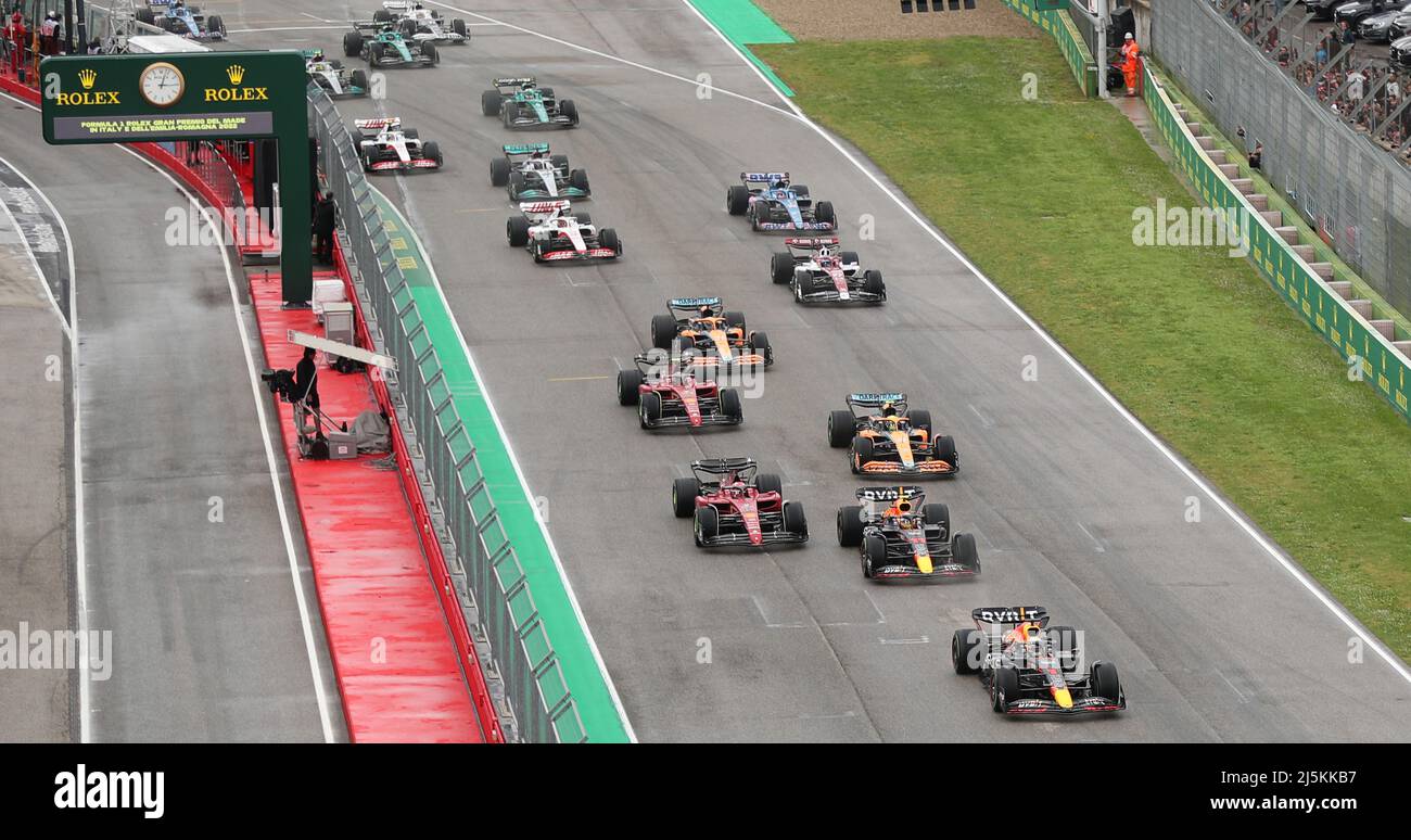 24th April 2022; Imola, Emilia Romagna, Italy. F1 Grand Prix of Italy ...