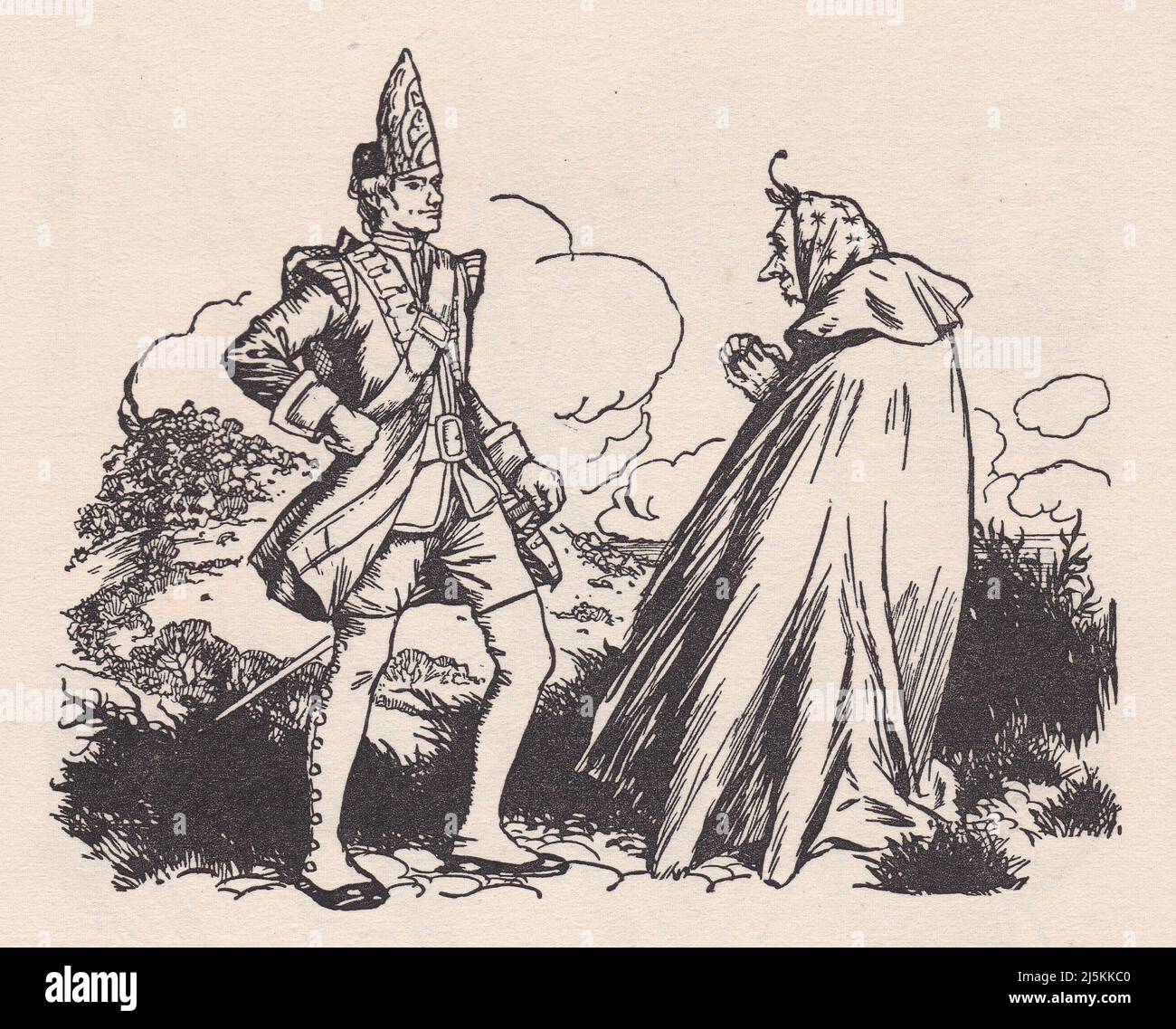 Vintage illustration from Stories from Hans Andersen - The Tinder-Box ...