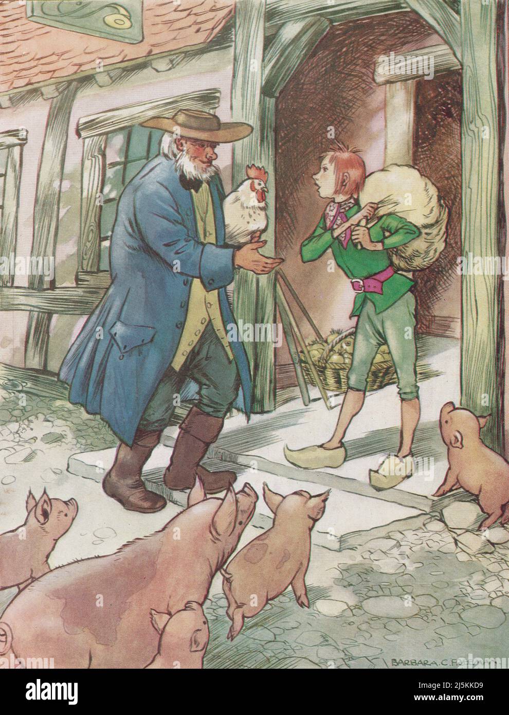 Vintage illustration from Stories from Hans Andersen - What the old man ...