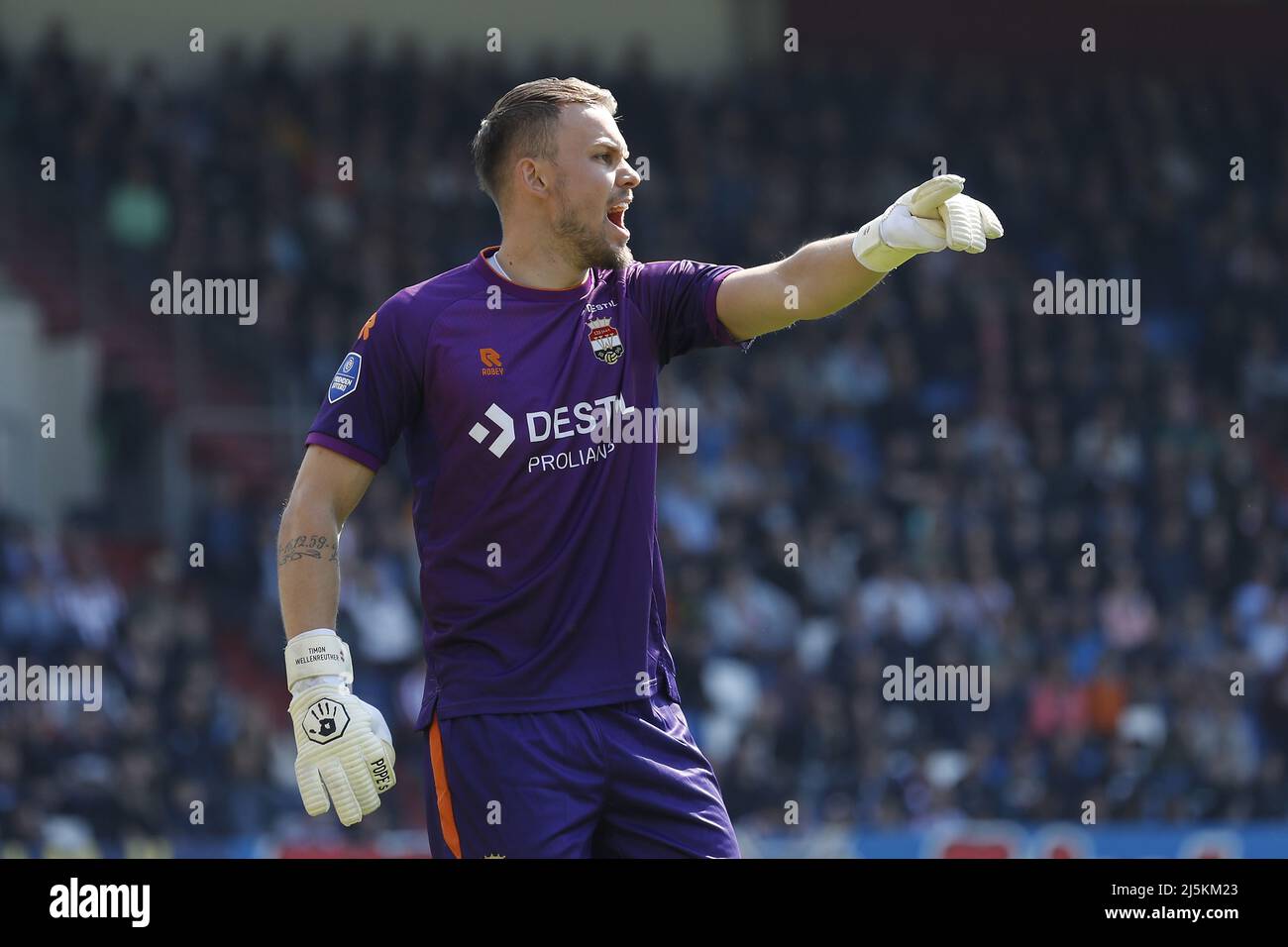 Willem Ii Goalkeeper Timon Wellenreuther High Resolution Stock ...