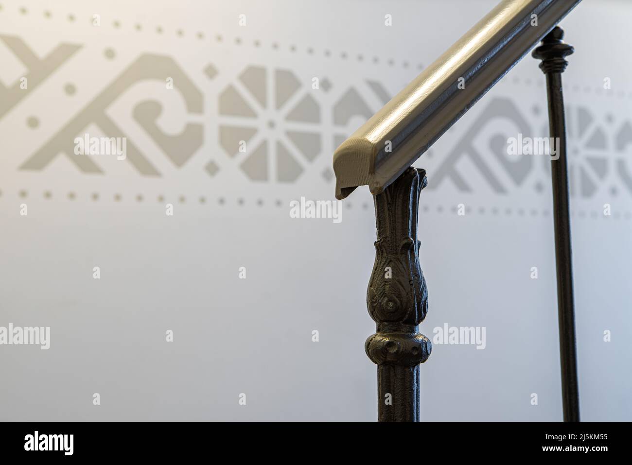 Wrought iron hand railing hi-res stock photography and images - Alamy