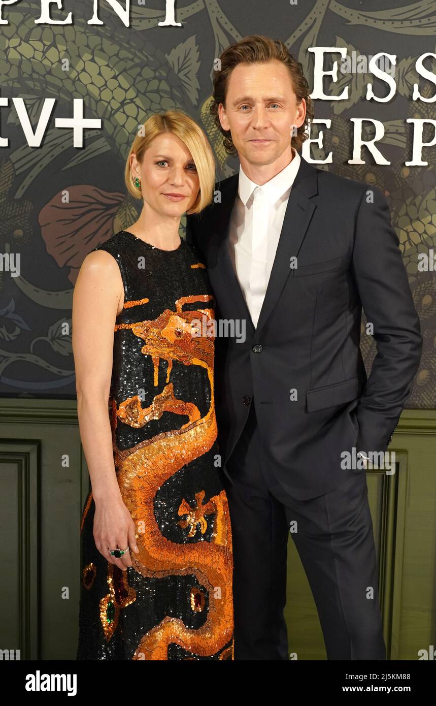 Claire Danes and Tom Hiddleston attending the special screening of The ...
