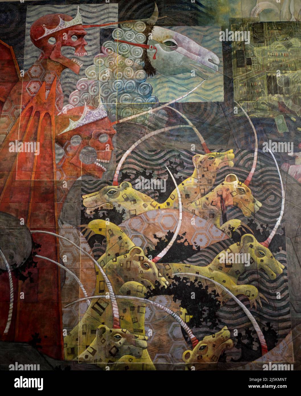 Mural depicting the apocalypse hi-res stock photography and images - Alamy