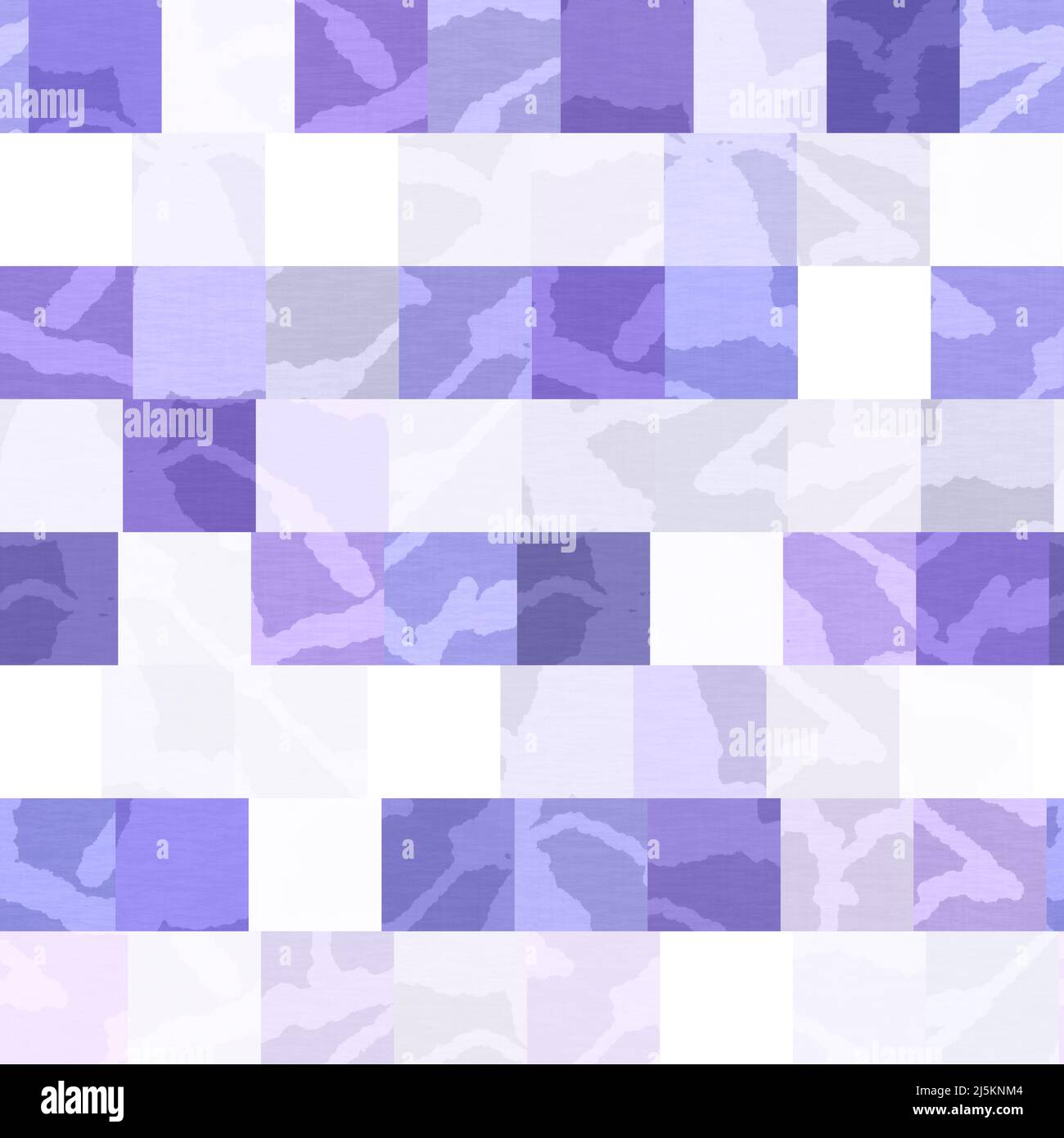 Random patchwork purple mosaic pixel grid seamless pattern. Modern ...