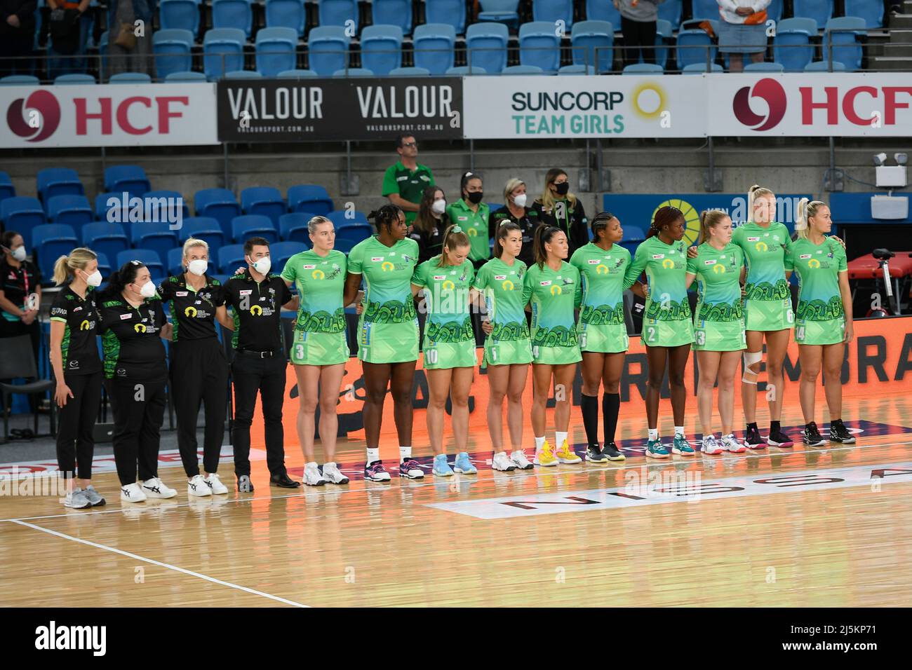 24th April 2022; Ken Rosewall Arena, Sydney, New South Wales, Australia ...