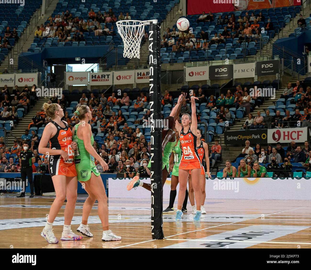 24th April 2022; Ken Rosewall Arena, Sydney, New South Wales, Australia ...