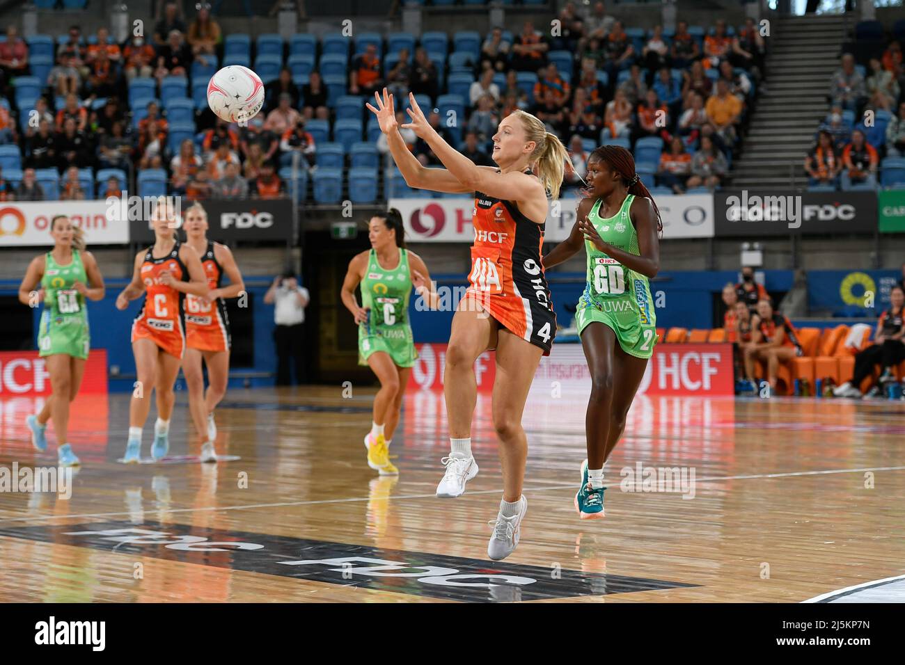 24th April 2022; Ken Rosewall Arena, Sydney, New South Wales, Australia ...