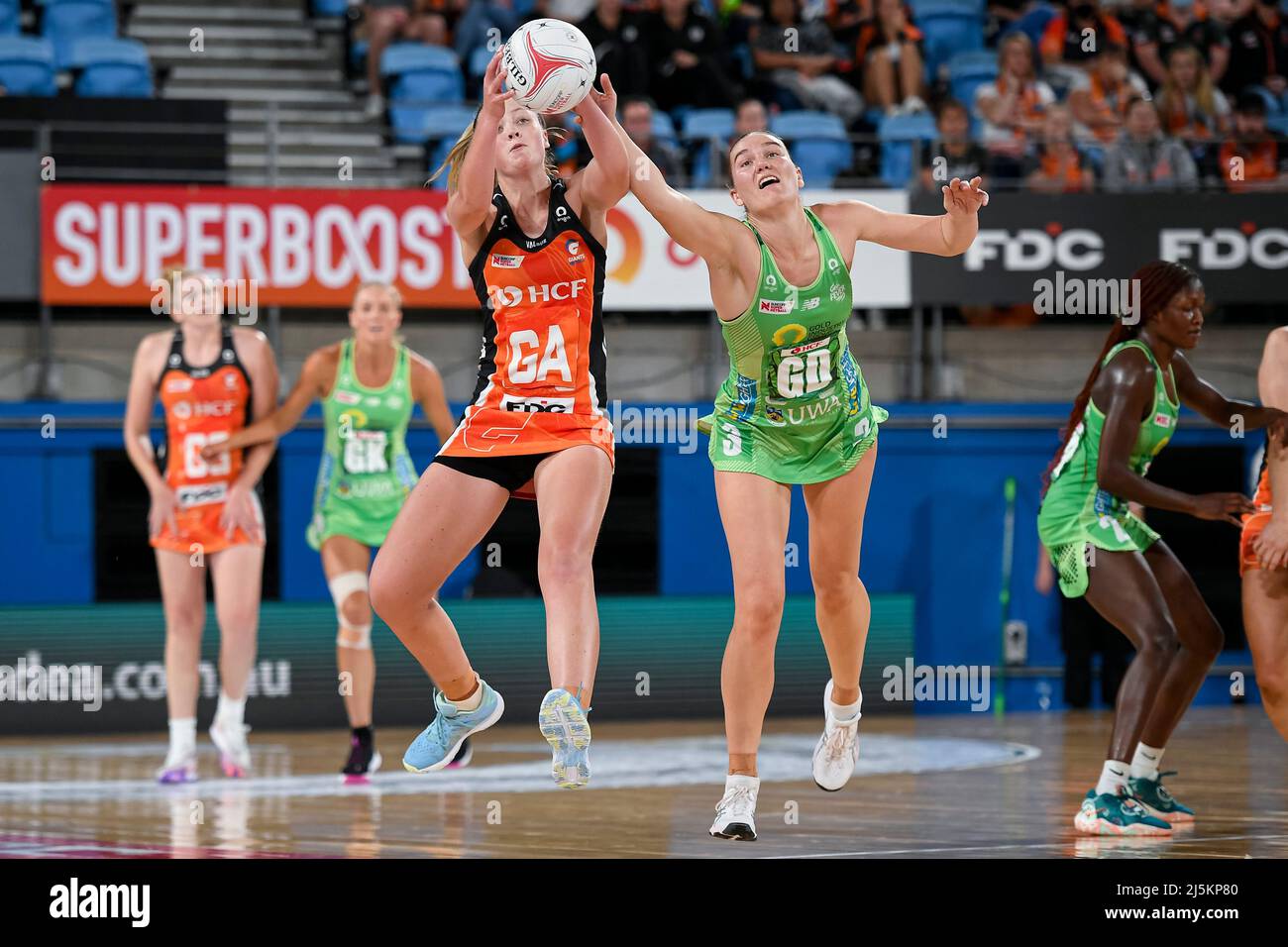 24th April 2022; Ken Rosewall Arena, Sydney, New South Wales, Australia ...