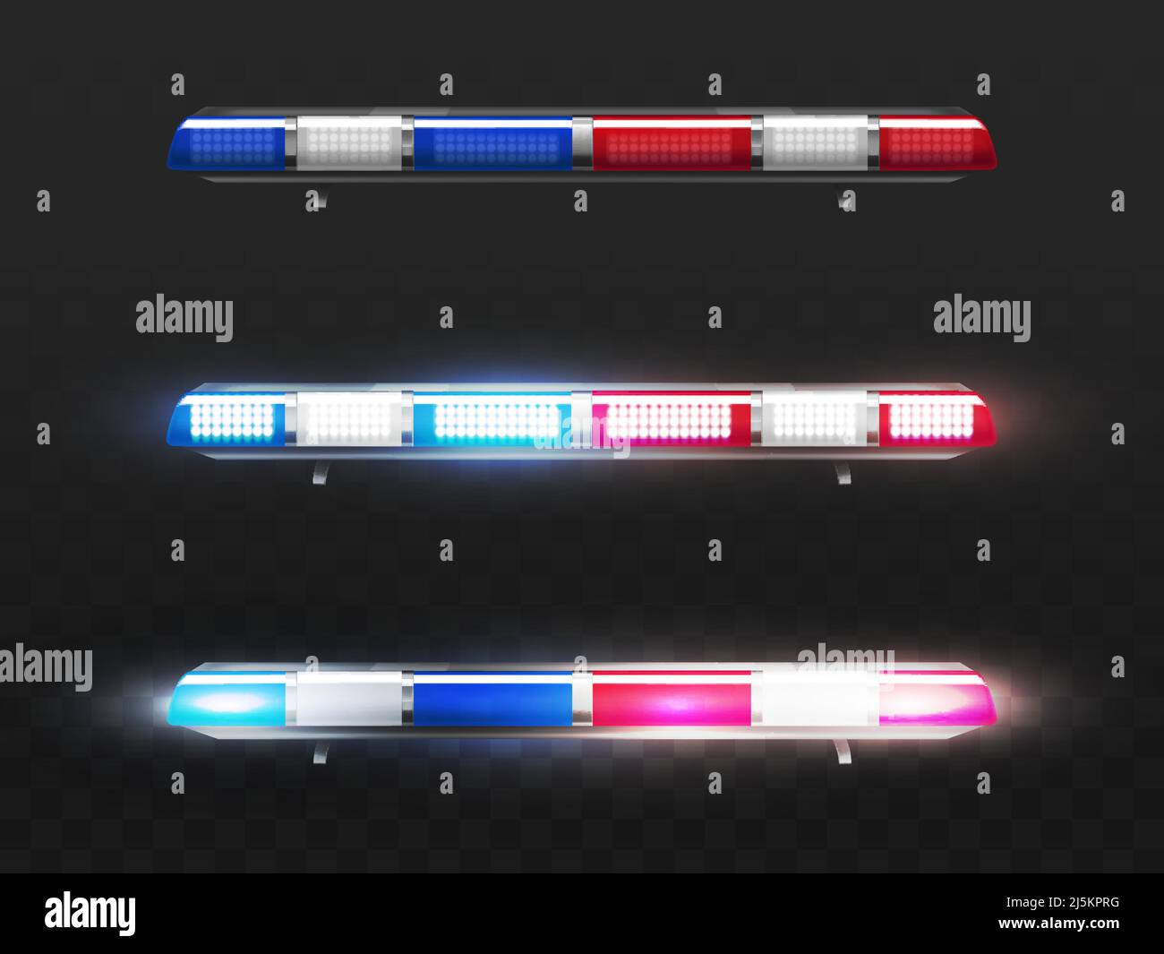 Flashing sirens ambulance Stock Vector Images - Alamy