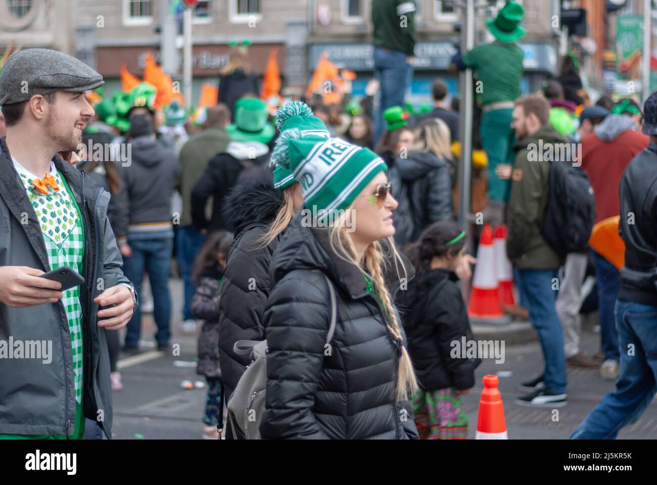Dublin Ireland St Patrics day parade Stock Photo - Alamy