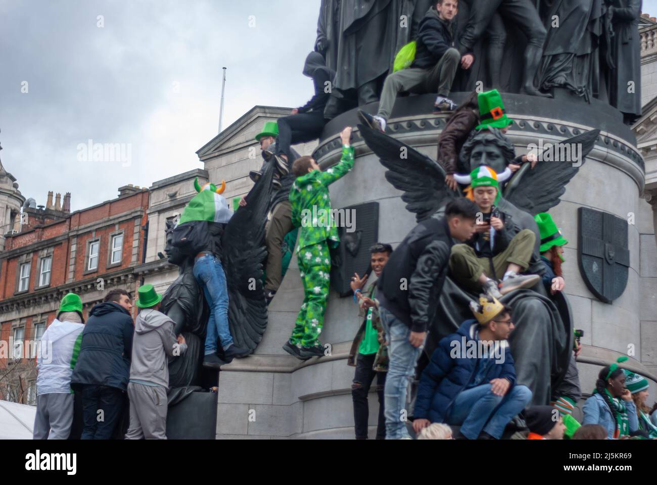 Dublin Ireland St Patrics day parade Stock Photo - Alamy