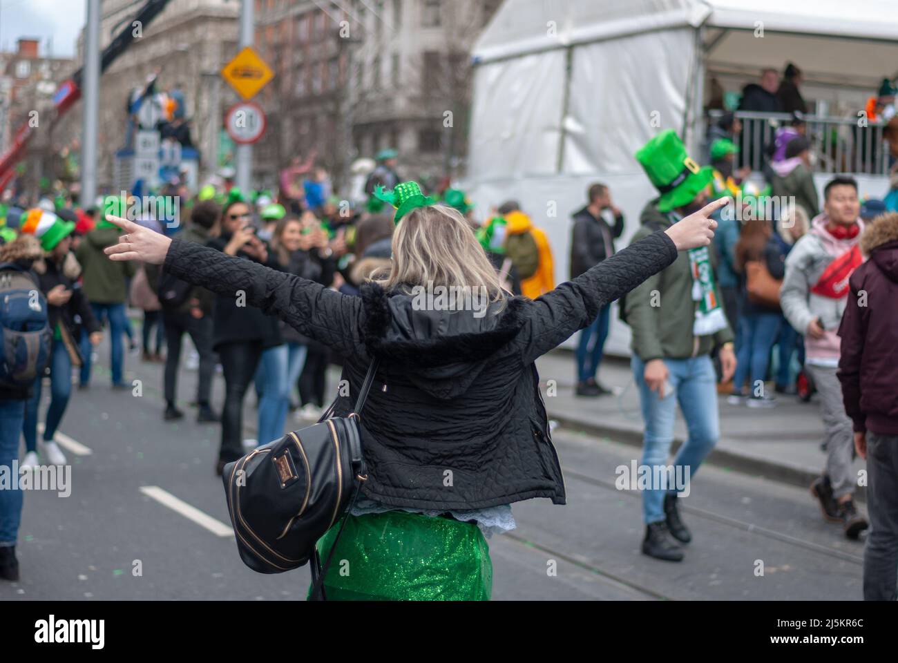 Dublin Ireland St Patrics day parade Stock Photo - Alamy