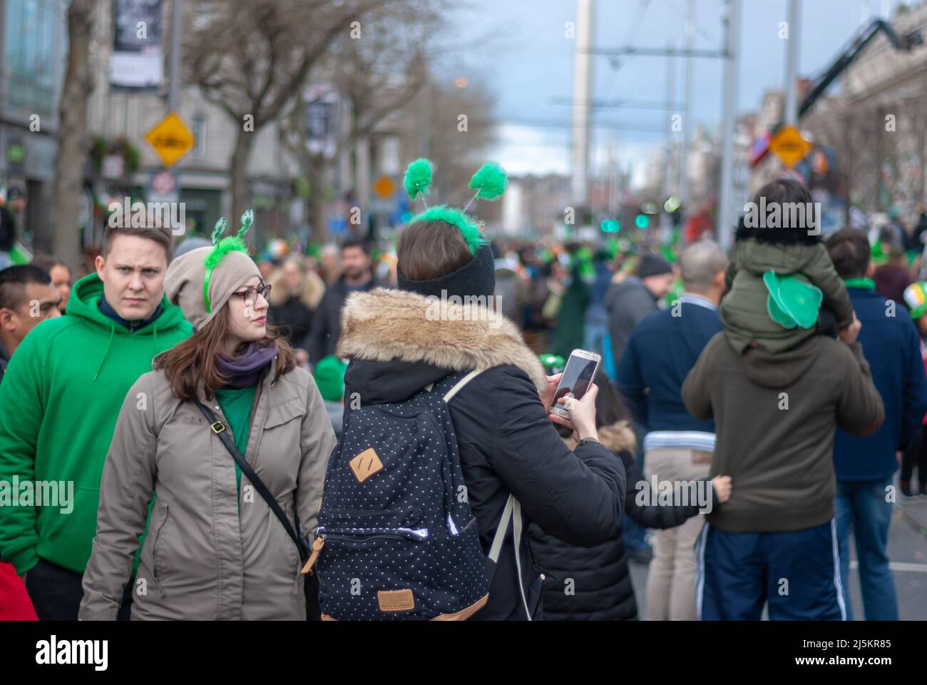 Dublin Ireland St Patrics day parade Stock Photo - Alamy