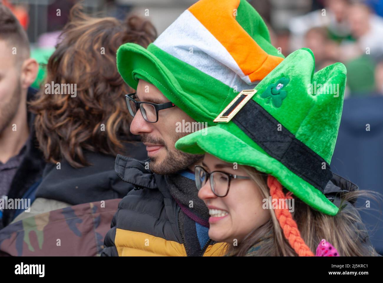 Dublin Ireland St Patrics day parade Stock Photo - Alamy