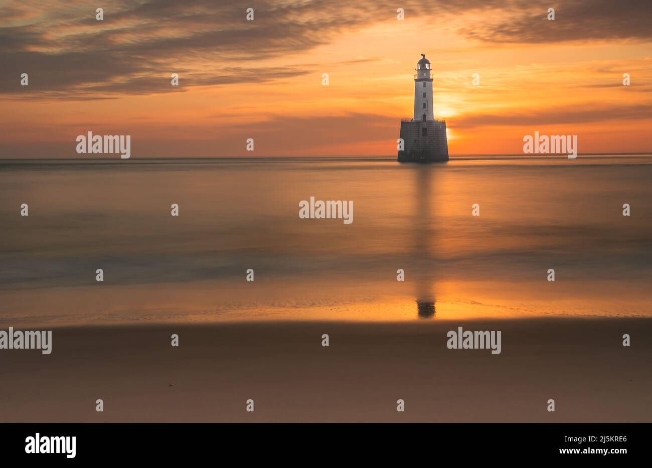 Rattray Head Lighthouse in Aberdeenshire - Scotland Stock Photo - Alamy