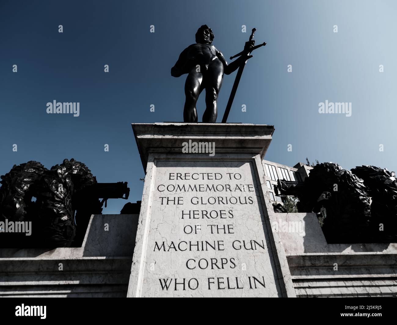 Machine Gunners Memorial Stock Photo - Alamy