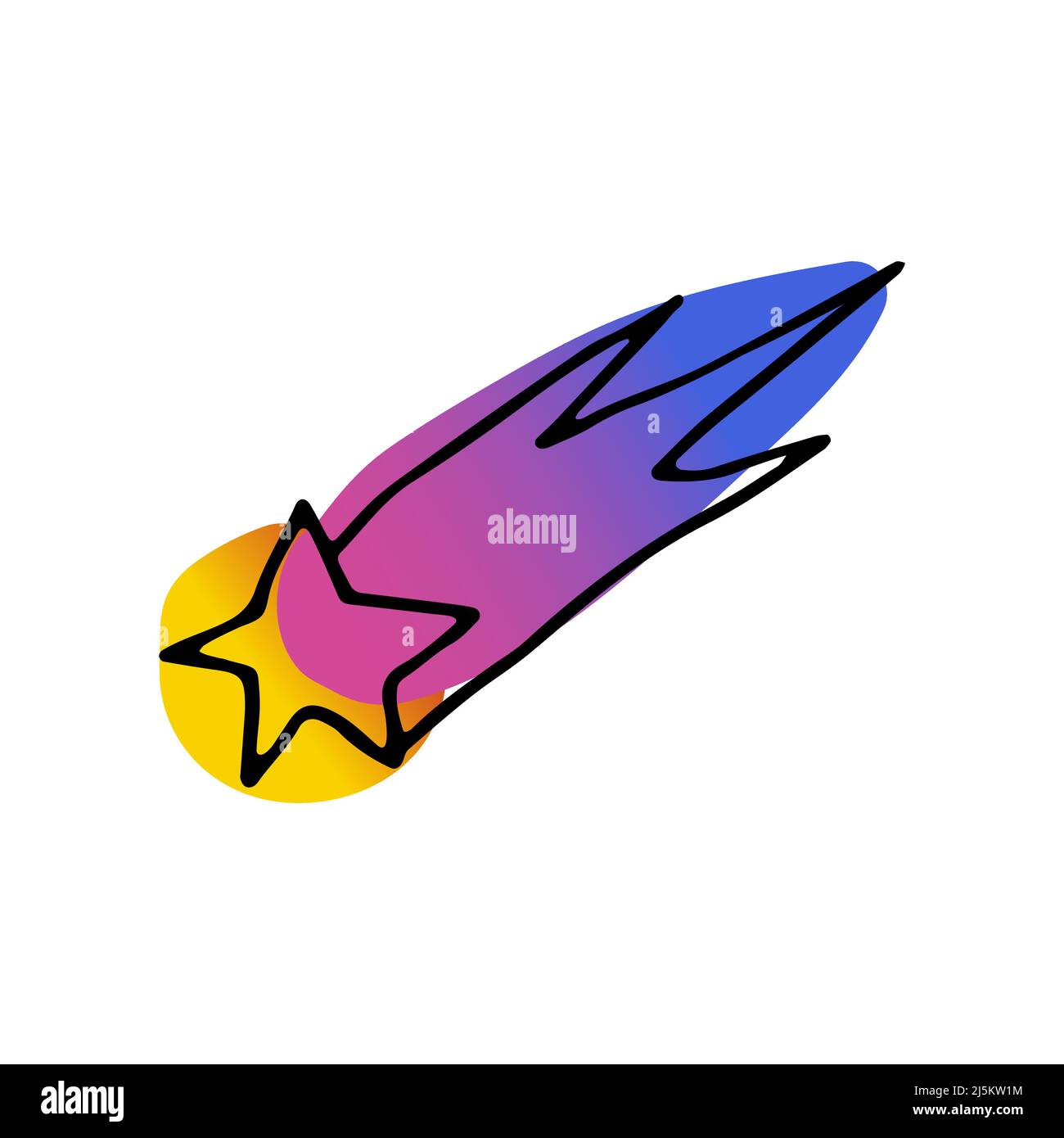 Falling meteorite icon icon cartoon hi-res stock photography and images ...