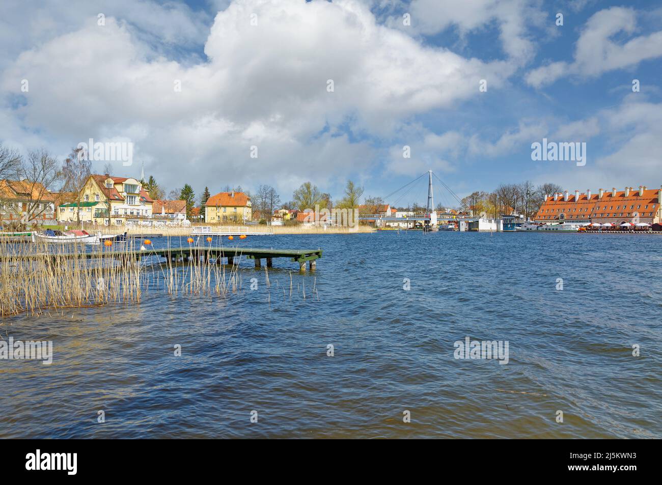 popular Village of Mikolajki,Warmia Masuria Voivodeship,Poland Stock ...