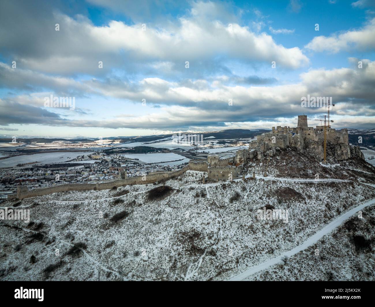 View of Spis Castle in Spisske Podhradie, Slovakia Stock Photo - Alamy