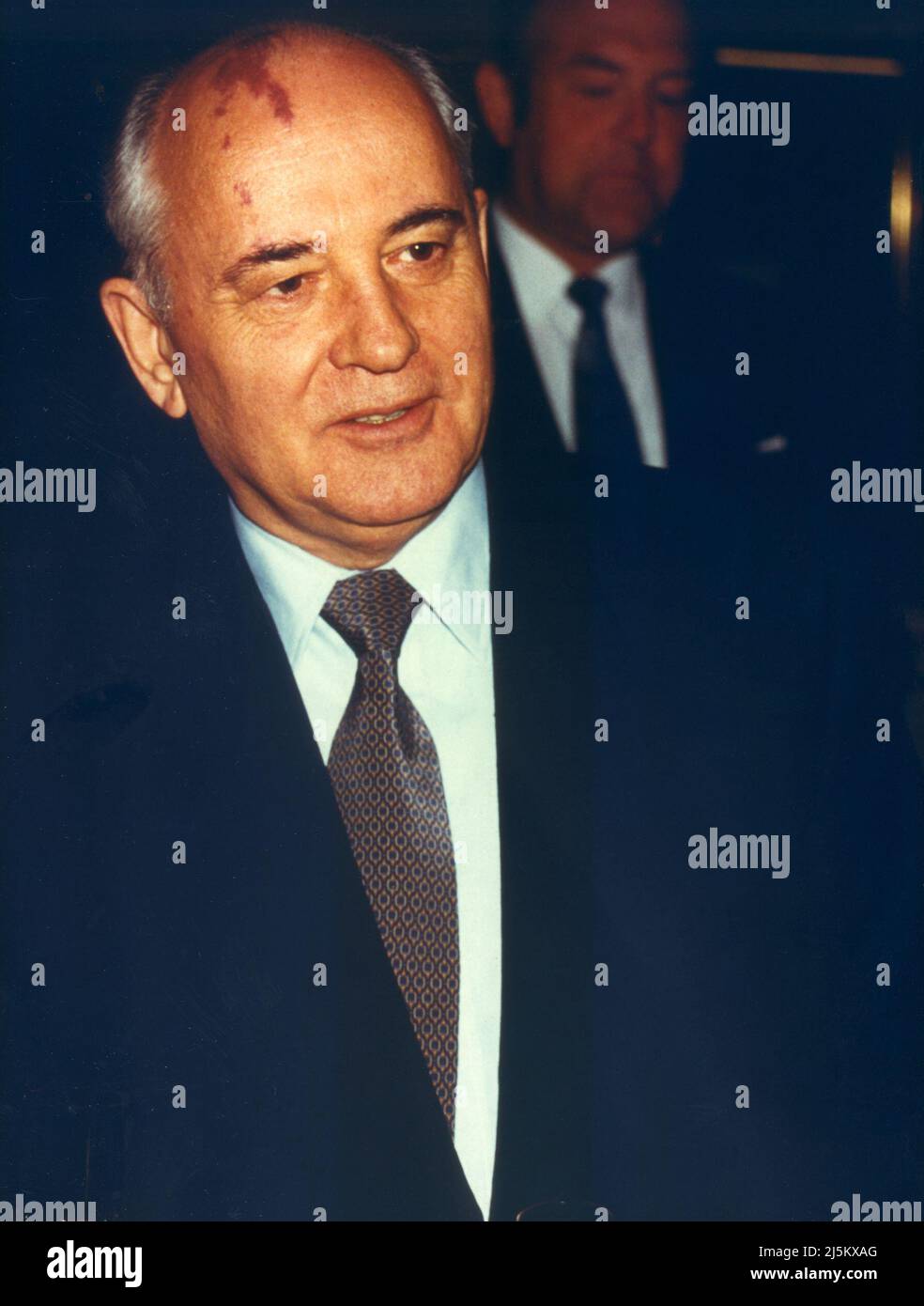 MIKHAIL GORBACHEV the eight and final leader of the Soviet union Stock ...