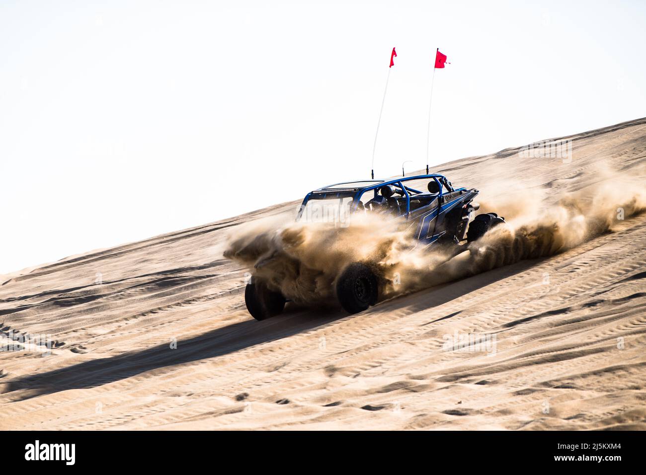 Doha, Qatar- April 22,2022: Off road buggy car in the sand dunes of the ...