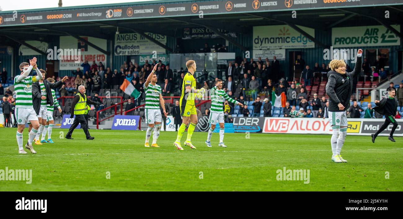 Dingwall, Scotland, UK. 24th April 2022; Victoria Park, Dingwall ...