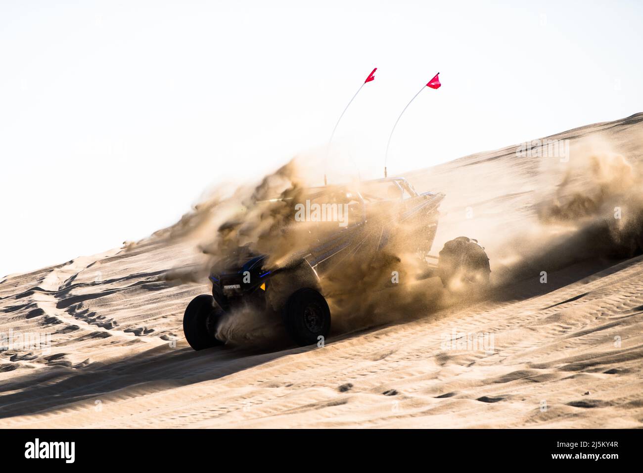 Doha, Qatar- April 22,2022: Off road buggy car in the sand dunes of the ...