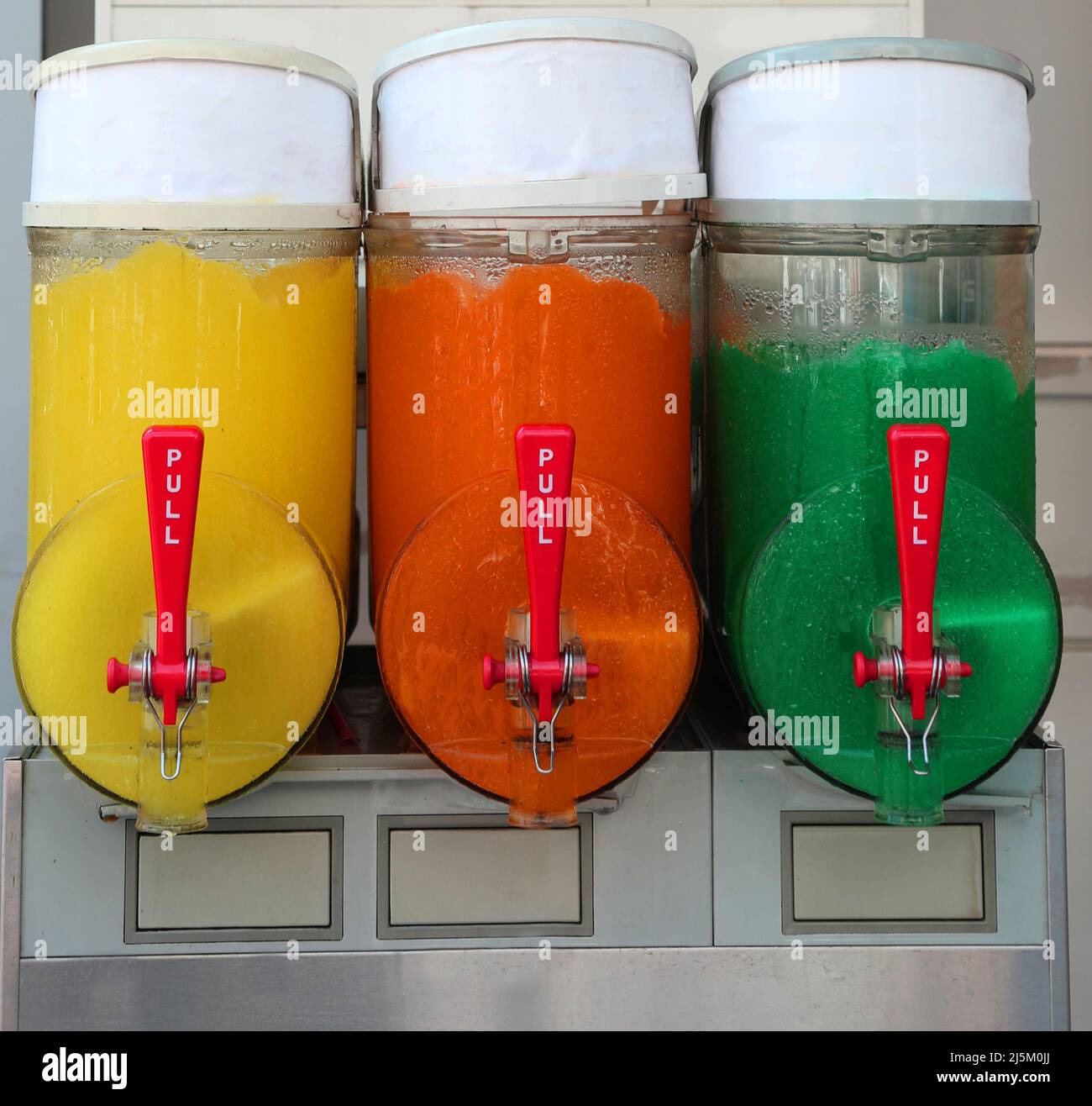 ice slush dispenser with three refreshing flavors on sale in the summer ...