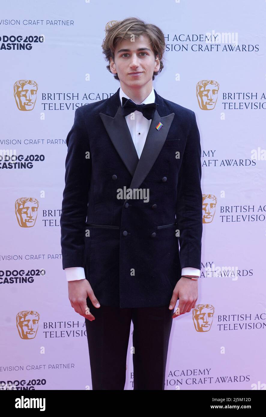 Sebastian Croft attending the BAFTA Television Craft Awards at the ...