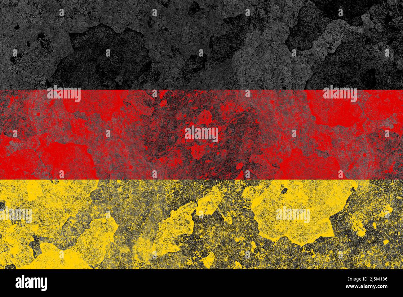 Germany flag on a damaged old concrete wall surface Stock Photo - Alamy