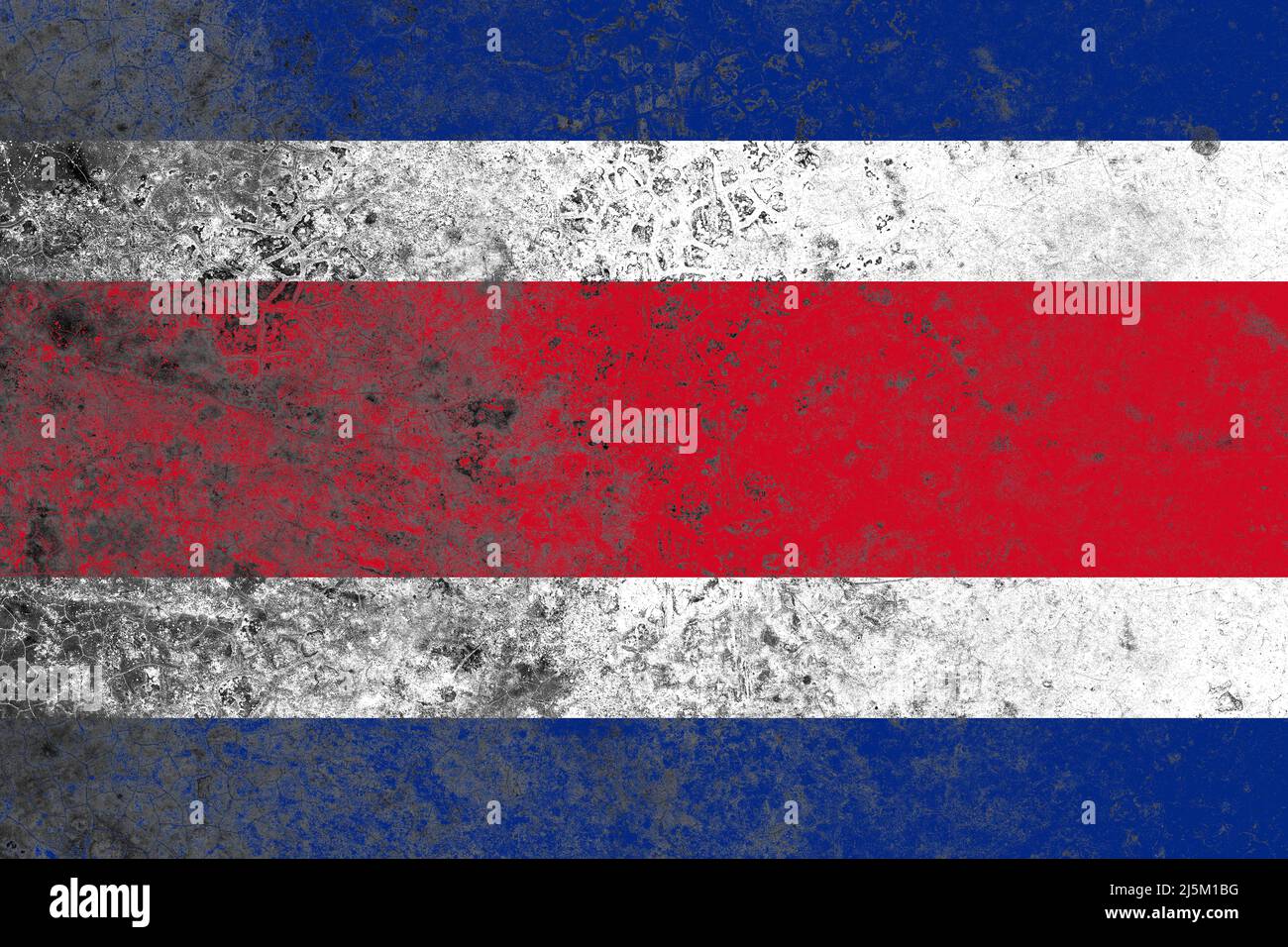 Costa rica flag on a damaged old concrete wall surface Stock Photo - Alamy