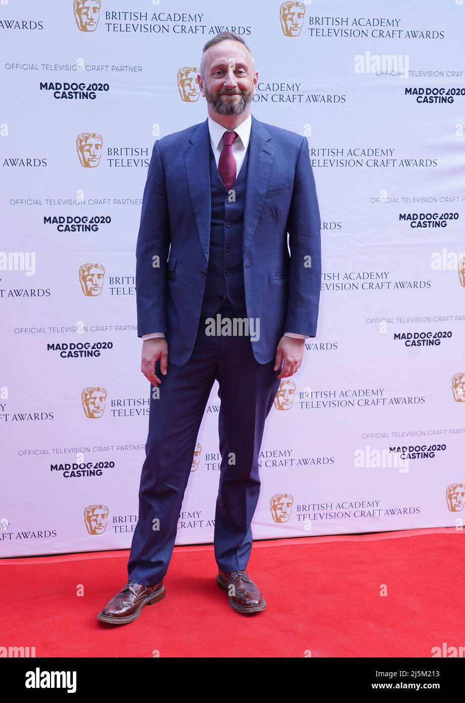 Steve Edge attending the BAFTA Television Craft Awards at the Brewery ...