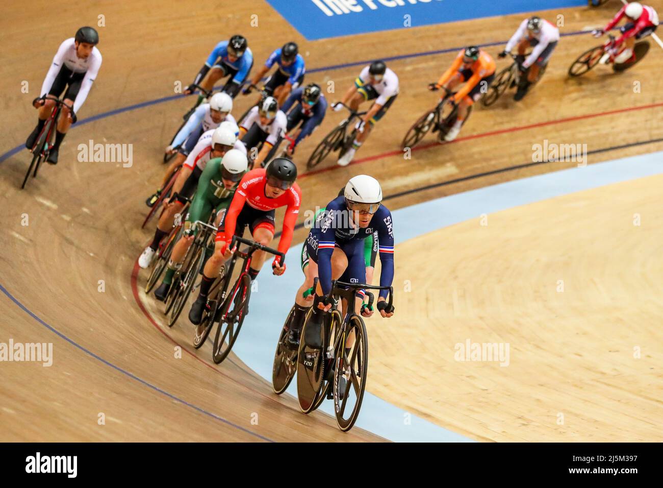 French female track cyclist hi-res stock photography and images - Alamy