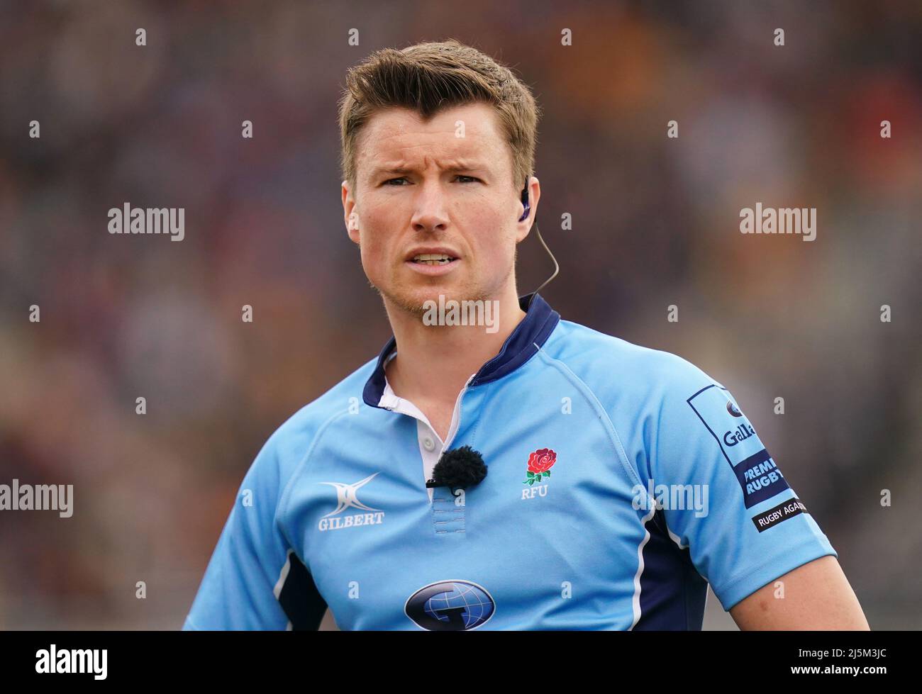 Referee Craig Maxwell-Keys during the Gallagher Premiership match at ...