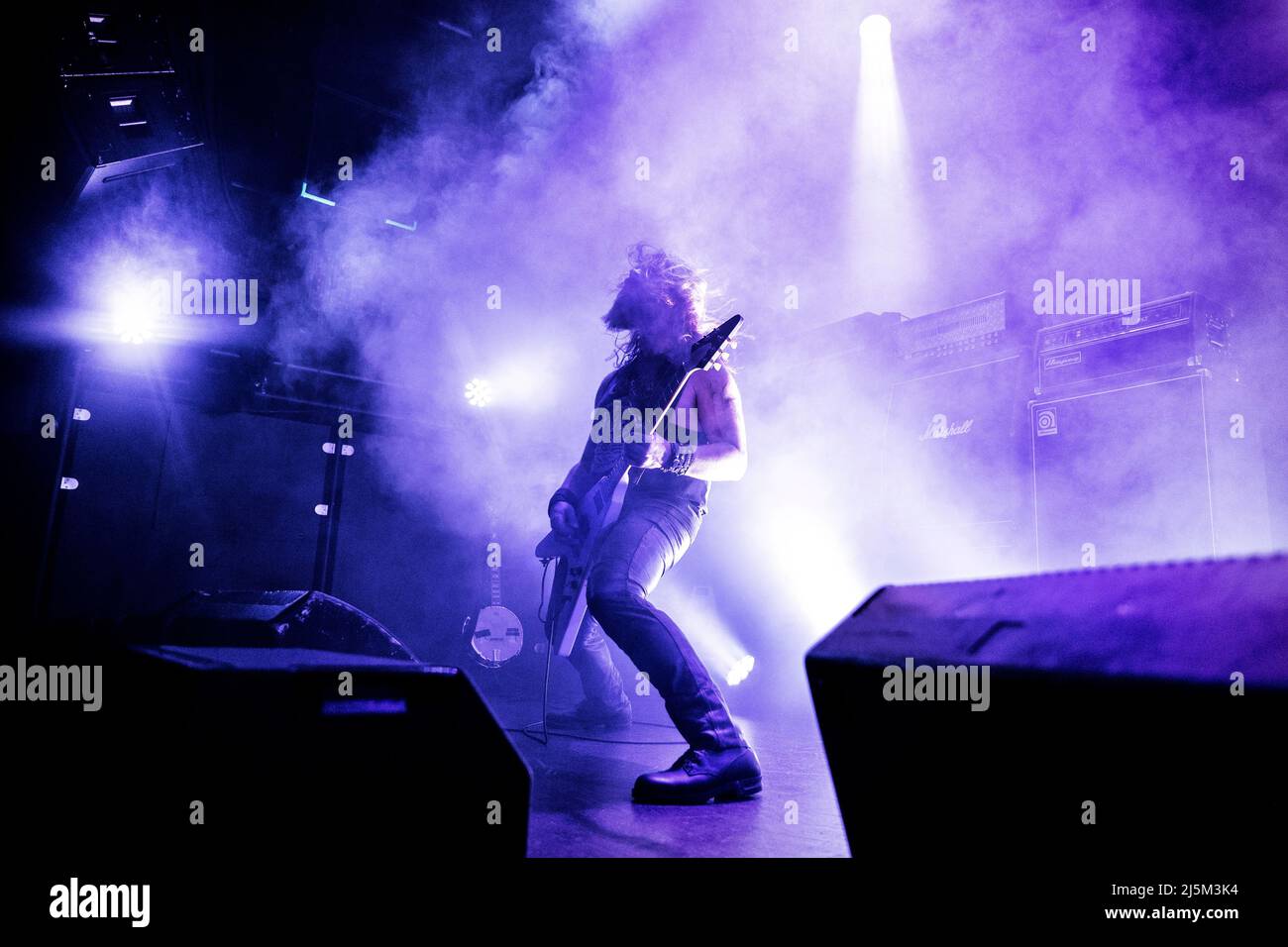 Oslo, Norway. 17th, April 2022. The Norwegian black metal band Taake ...