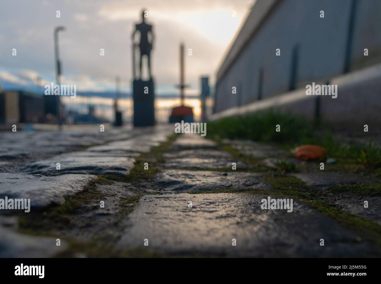 Dublin city with water reflection port and liffey Stock Photo - Alamy