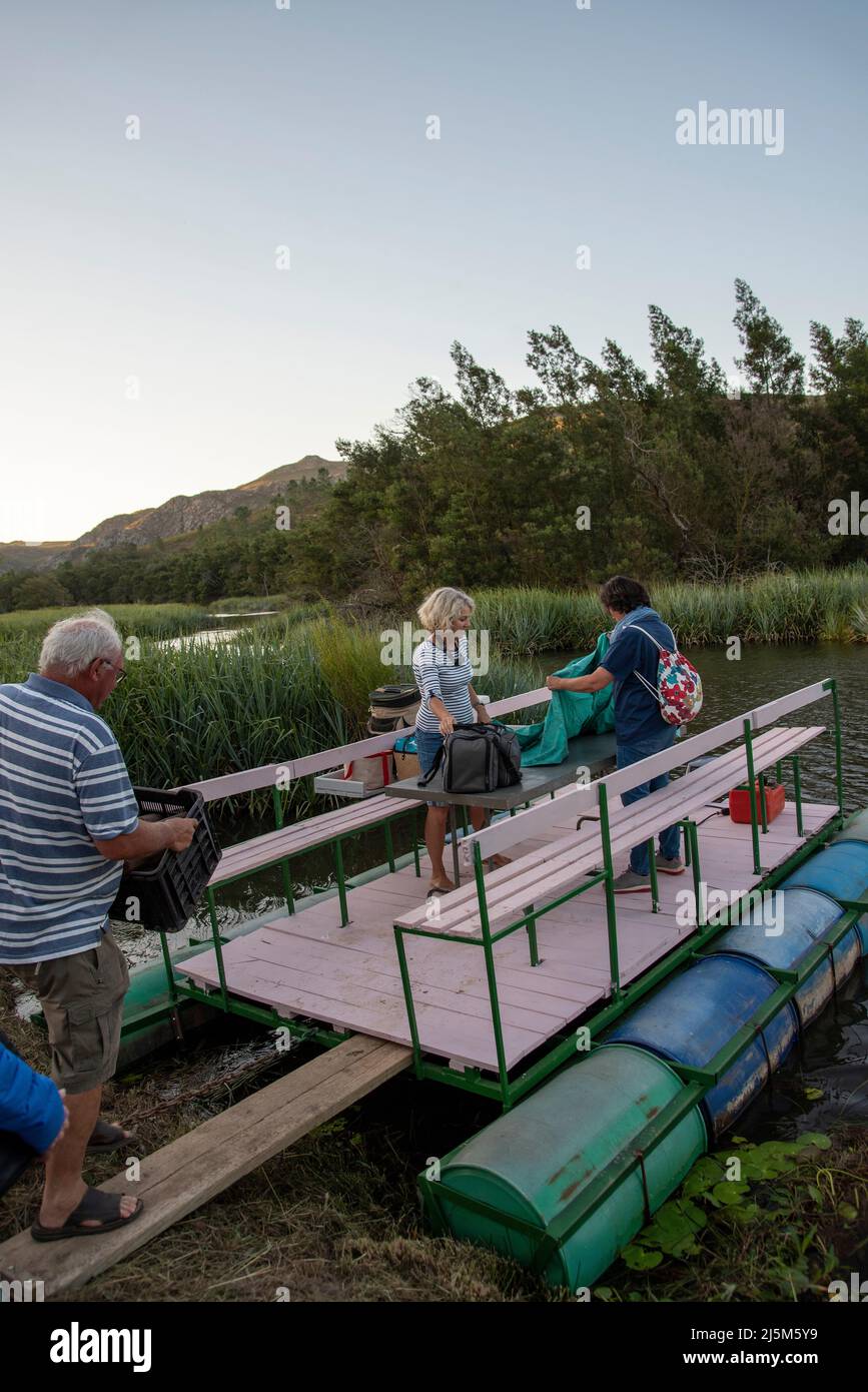 Homemade raft hi-res stock photography and images - Alamy
