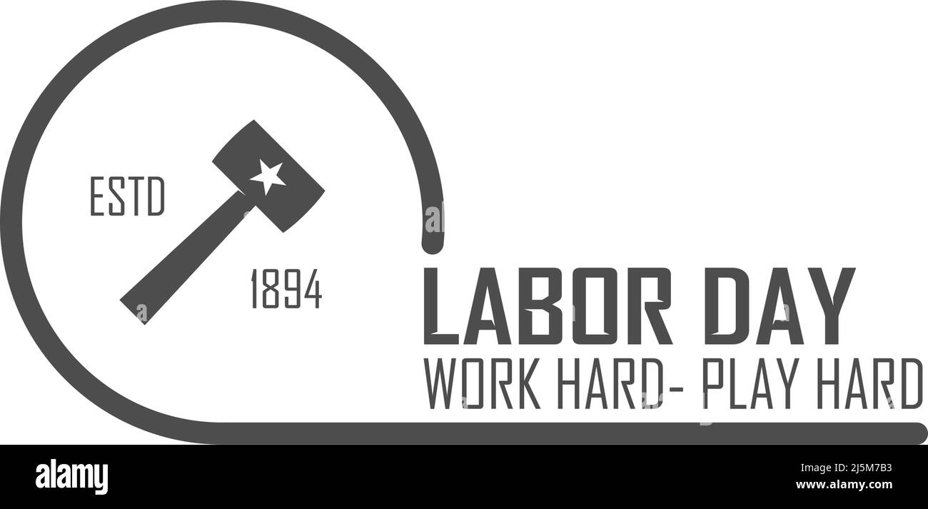 Labor day icon design illustration template vector Stock Vector Image ...