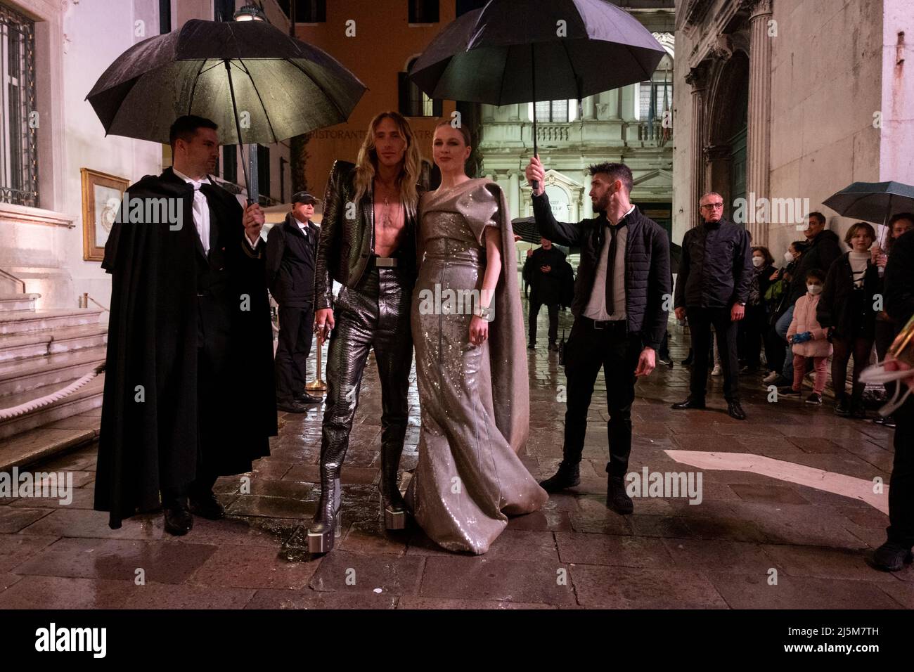 Tyrone Dylan Susman arriving at Dior event in Venice during the 59th ...