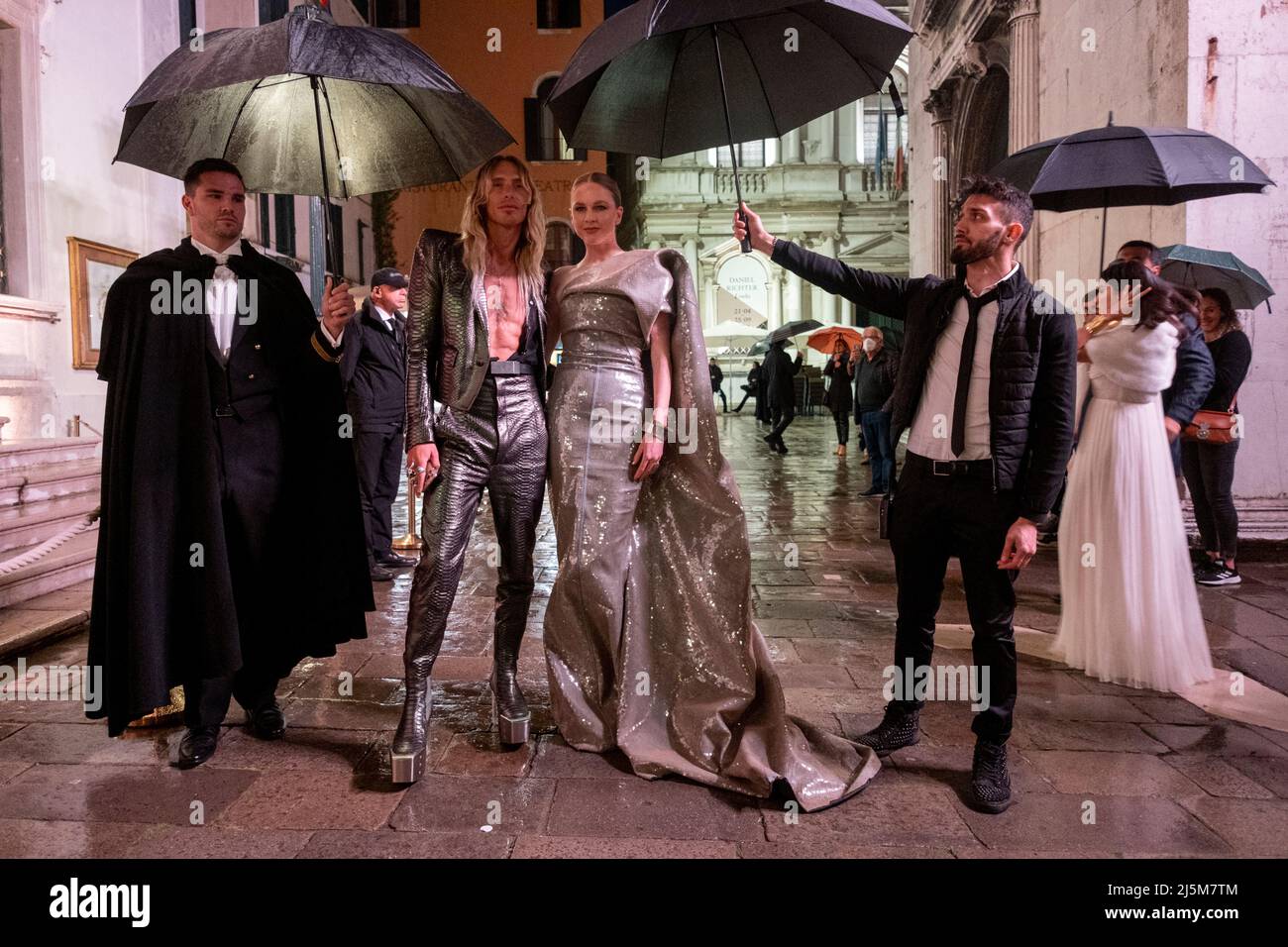 Tyrone Dylan Susman arriving at Dior event in Venice during the 59th ...