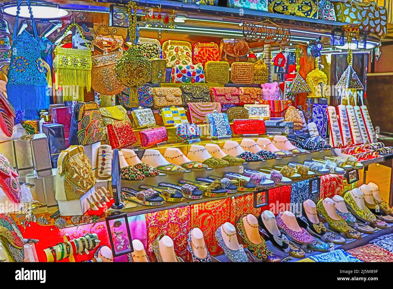 View of Souk Madinat Jumeirah- Bazaar in traditional Middle Eastern ...